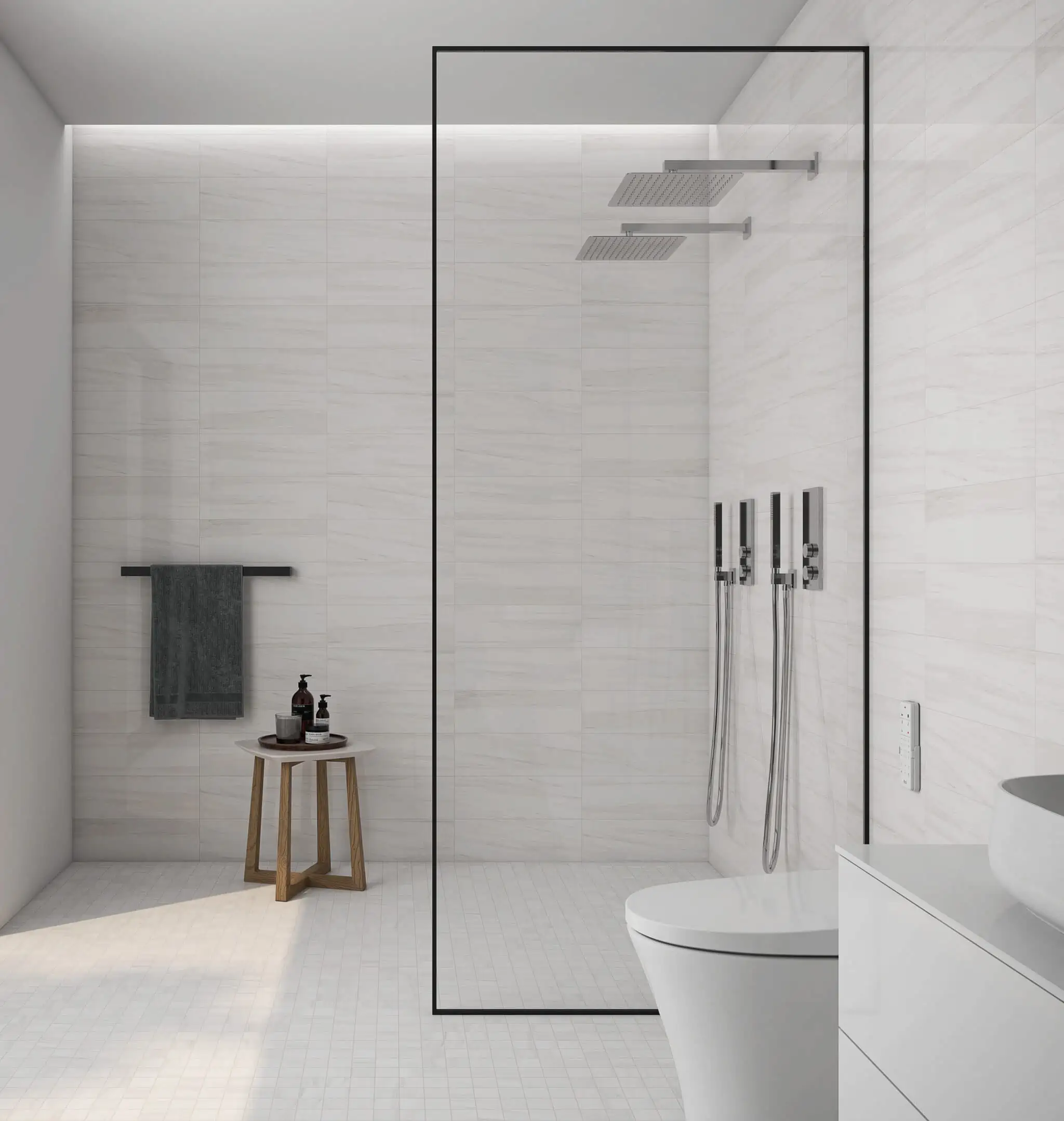 Porcelain Tile Natural Stone Look - LASSA WHITE Collection - Imperial ...