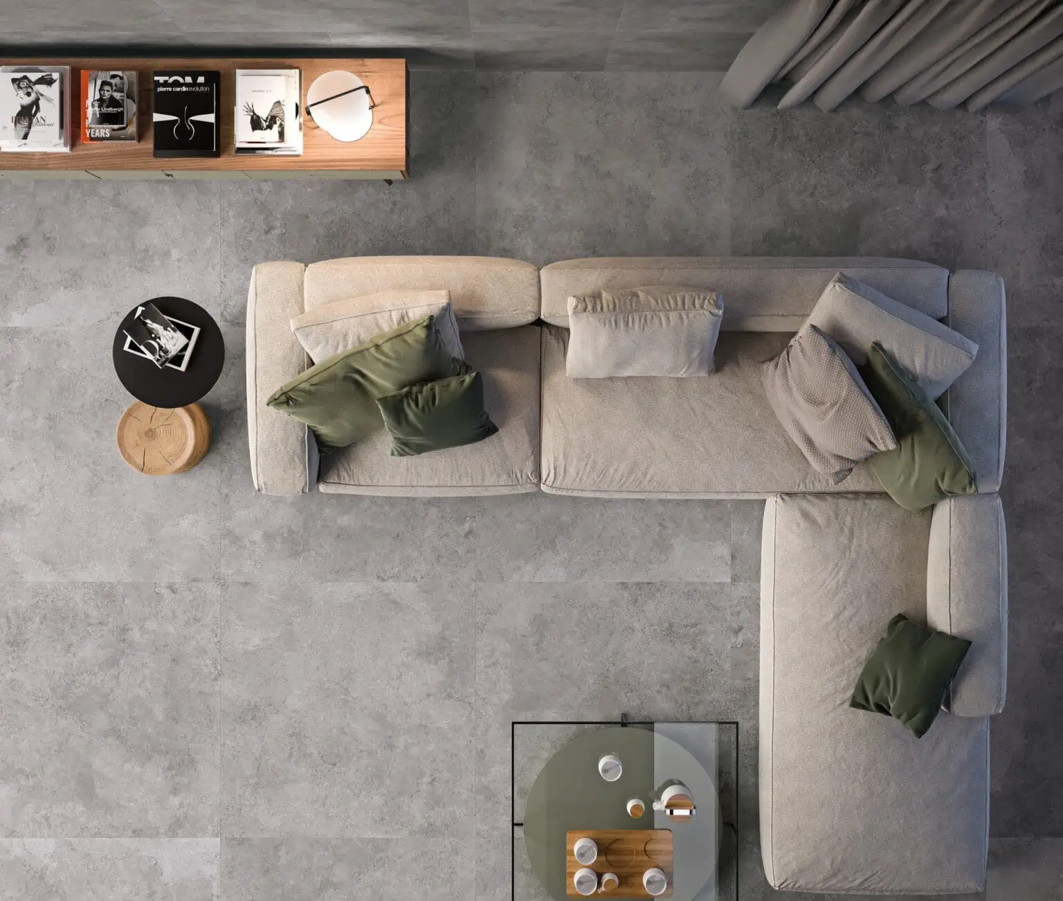 Porcelain Tile Natural Stone Look - PEDRA AZUL Collection - Imperial ...