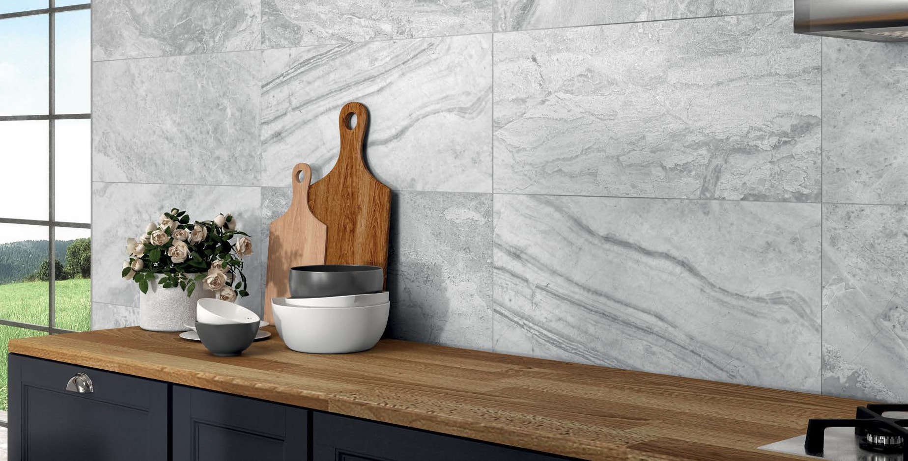 Porcelain Tile Natural Stone Look - VESTA Collection - Imperial Wholesale